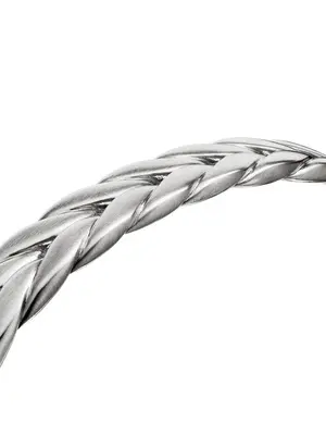 David Yurman Chevron Cuff Bracelet In 9mm - Silver