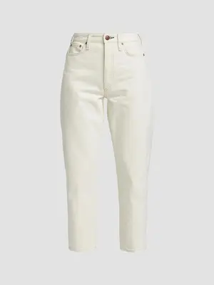 Rag & Bone Alissa High-waisted Cropped Barrel-leg Jeans