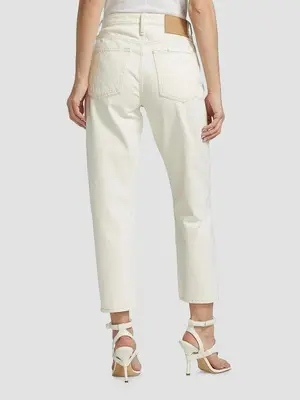 Rag & Bone Alissa High-waisted Cropped Barrel-leg Jeans