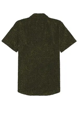 Oas Squiggle Cuba Terry Shirt In Green