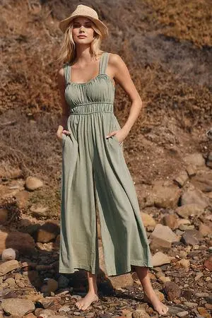 CELANDINE Simona Scoop-neck Jumpsuit