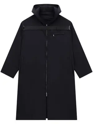 COURREGES Zip-up Hooded Parka