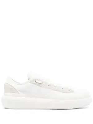 White Tennis Court Low Sneakers