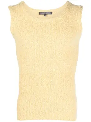 ROBYN LYNCH Textured Knit Tank Top