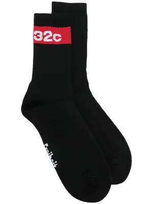 032C Logo-print Knit Socks