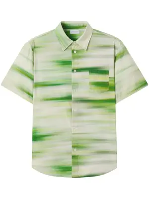 John Elliott Abstract-pattern Short-sleeve Shirt