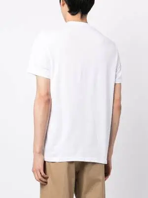 Fred Perry Logo-print Crew-neck T-shirt - White