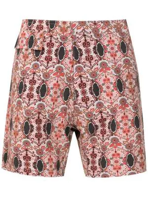 AMIR SLAMA Graphic-print Shorts