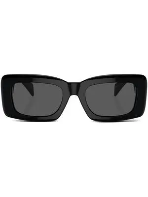 Versace Greca-detail Square-frame Sunglasses
