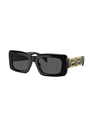 Versace Greca-detail Square-frame Sunglasses