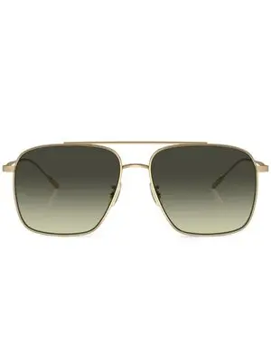 Oliver Spencer Dresner Aviator Sunglasses - Gold