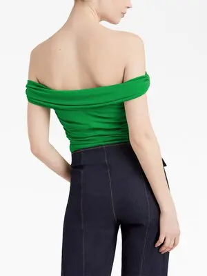 Cinq À Sept Draped Off-shoulder Top
