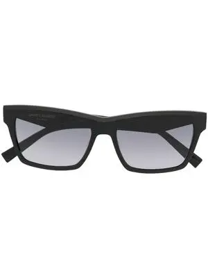 Saint Laurent Wayfarer Frame Sunglasses - Black