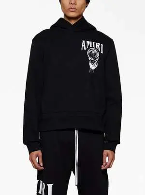 Amiri Cotton Crystal Ball Hoodie