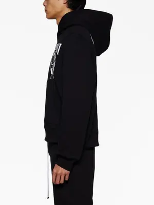 Amiri Cotton Crystal Ball Hoodie