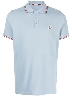 Moncler Logo-badge Polo Shirt