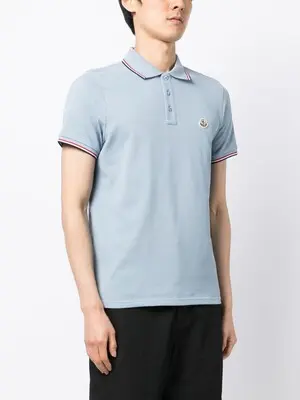 Moncler Logo-badge Polo Shirt