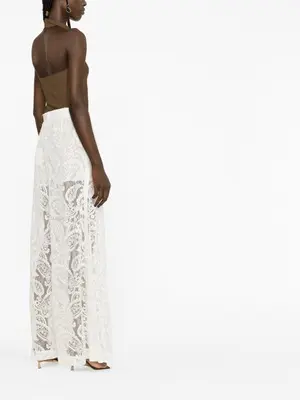 Zimmermann Wonderland Lace Wide-leg Trousers