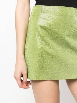 NUE Rhinestone-embellished Mini Skirt