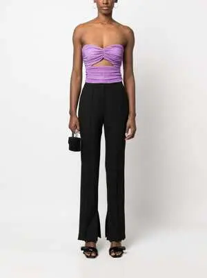 Amen Lurex Cropped Top