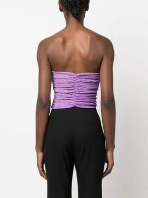 Amen Lurex Cropped Top