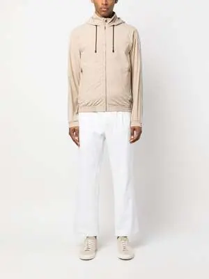 Kiton Zip-up Hooded Blouson Jacket