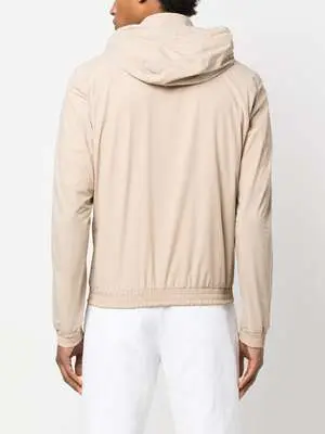 Kiton Zip-up Hooded Blouson Jacket