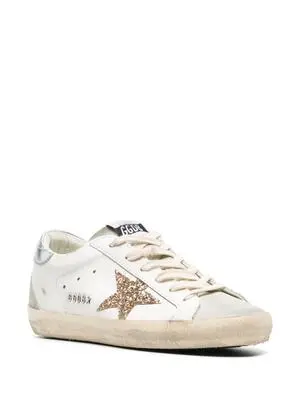 GOLDEN GOOSE Super-star Glitter Star Sneakers