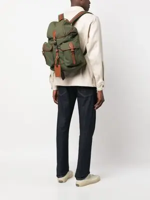 Ralph Lauren Drawstring Leather Backpack