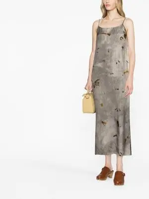 UMA WANG Patterned Midi Dress