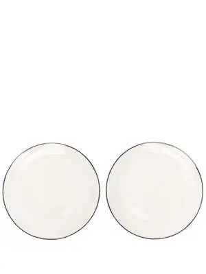ANN DEMEULEMEESTER X SERAX Dé Porcelain Plates - White