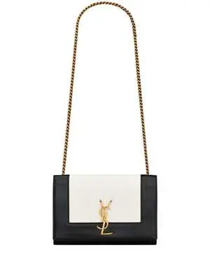 Saint Laurent Small Kate Leather Bag - Black