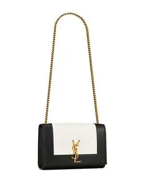 Saint Laurent Small Kate Leather Bag - Black