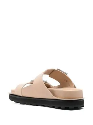 JIL SANDER Double Buckle-fastening Sandals - Neutrals