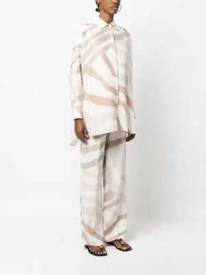 Kiton Abstract-print Long-sleeve Shirt