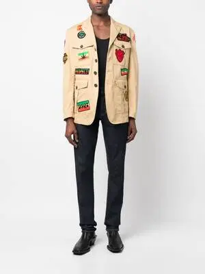 Dsquared2 Logo-patch Cotton Jacket