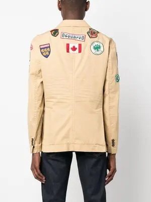 Dsquared2 Logo-patch Cotton Jacket