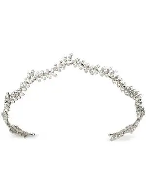 JENNIFER BEHR Delicate Vine Tiara - White