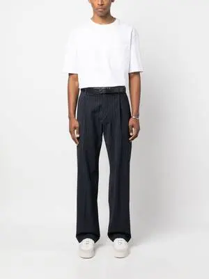 PT TORINO Pinstripe Straight-leg Trousers