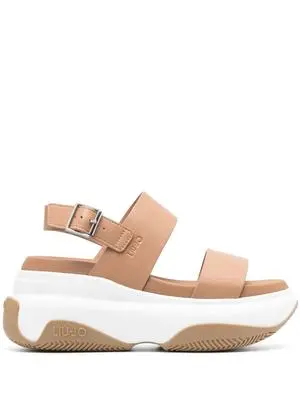Liu Jo June Open Toe Sandals - Brown