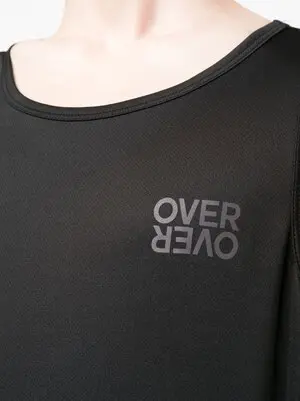 OVER OVER Logo-print Sports Vest Top