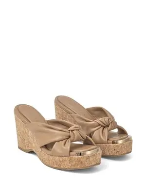 JIMMY CHOO Avenue 95mm Wedge Mules