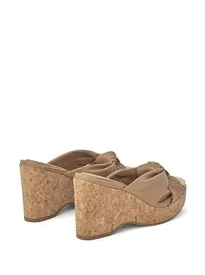 JIMMY CHOO Avenue 95mm Wedge Mules