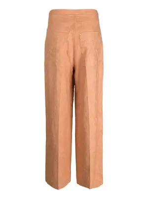 ALYSI Ajoure Wide-leg Trousers