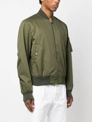 Kiton Zip-up Bomber Jacket - Green