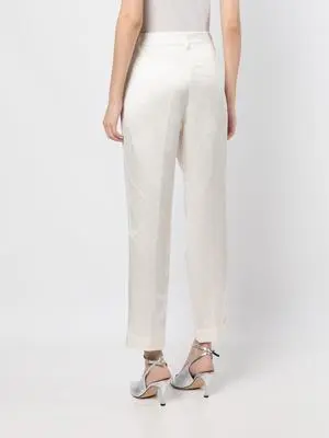 P.a.r.o.s.h Satin Finish Mid-rise Trousers