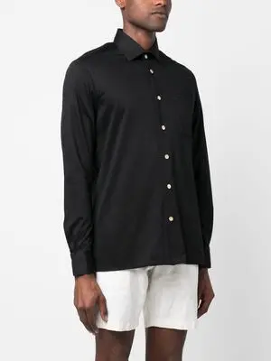 Kiton Long-sleeve Cotton Shirt