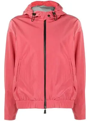 Herno Hooded Layered Shell Jacket - Pink