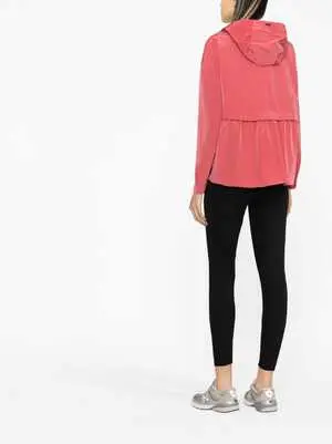 Herno Hooded Layered Shell Jacket - Pink