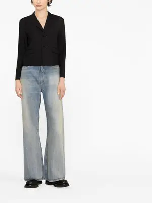MAISON MARGIELA Striped Single-breasted Blazer